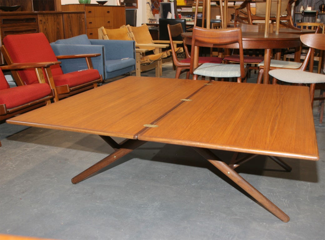 Teak Elevator Dining Table / Coffee Table at 1stDibs