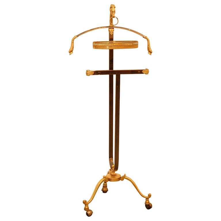 Brass and Iron Valet at 1stDibs
