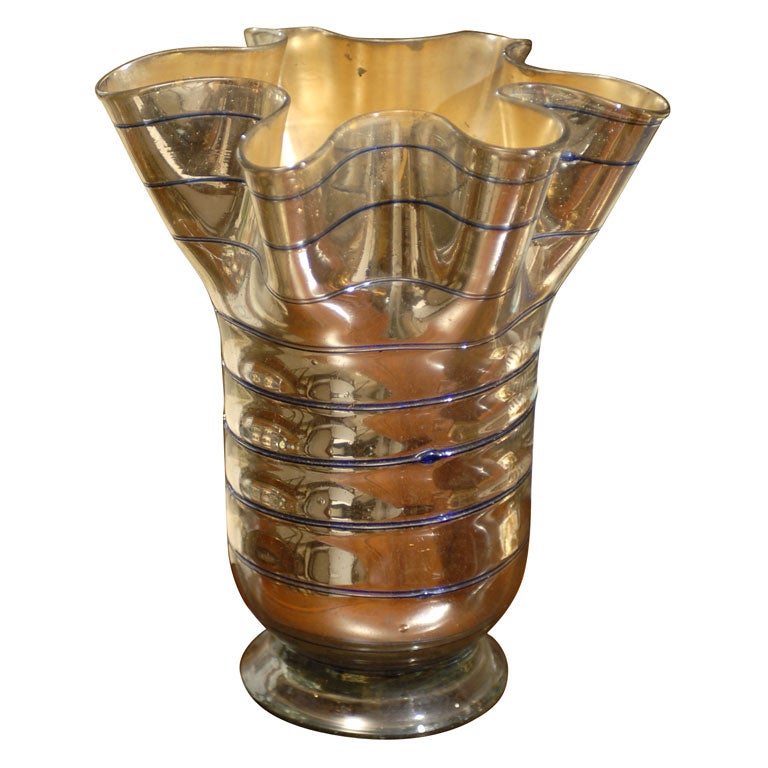 MERCURY GLASS VASE at 1stDibs