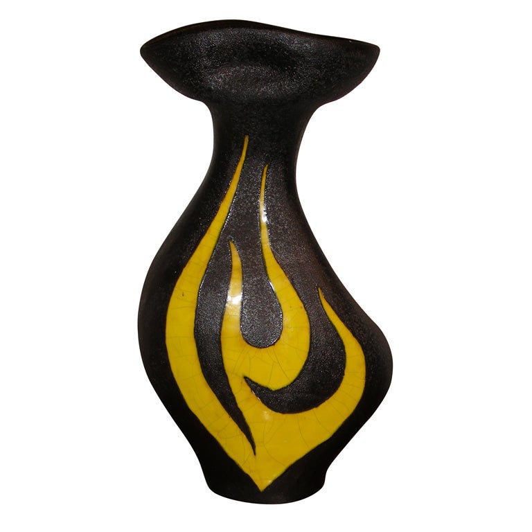 1950-1960 Vase by Gilbert Valentin For Sale at 1stDibs