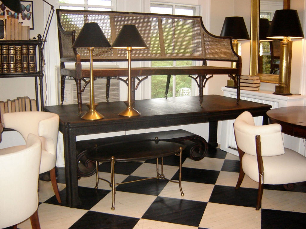 Exceptional Old English Caned Sofa at 1stDibs