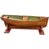 Antique Child's Row Boat Coffee Table For Sale at 1stDibs