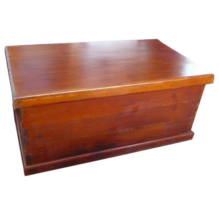 Handsome Mahogany Blanket Box at 1stDibs