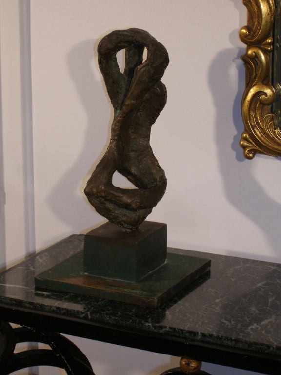 Signed Chaim Gross Bronze Sculpture For Sale at 1stDibs