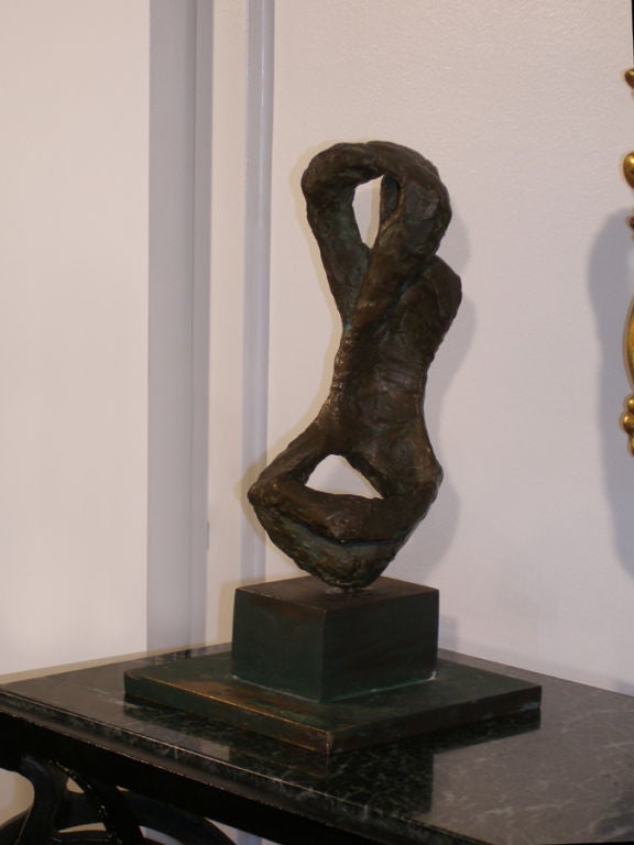 Signed Chaim Gross Bronze Sculpture For Sale at 1stDibs