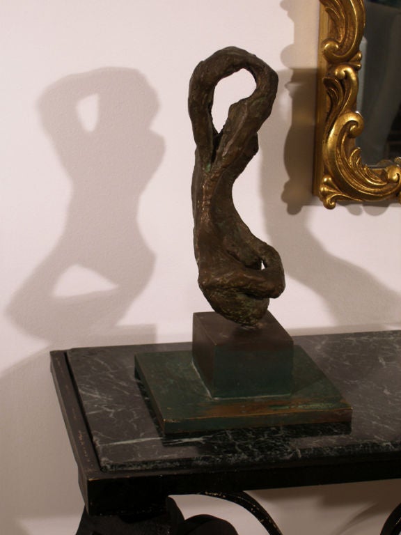 Signed Chaim Gross Bronze Sculpture For Sale at 1stDibs