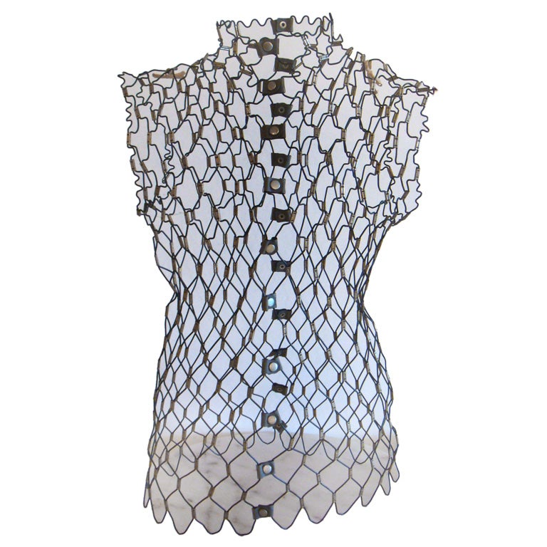 Woven Metal Body Form at 1stDibs