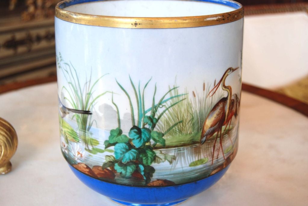 19th c. Paris Porcelain Bowl For Sale at 1stDibs