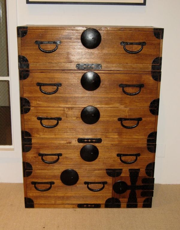 Japanese 3 Section Isho Dansu at 1stDibs