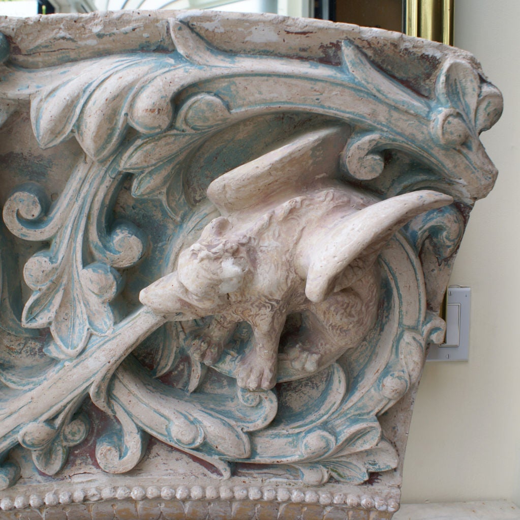 Terra Cotta Fragment of Mythical Creatures, France, circa 1830 at 1stDibs