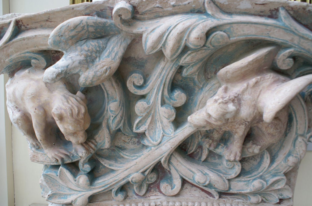 Terra Cotta Fragment of Mythical Creatures, France, circa 1830 For Sale ...