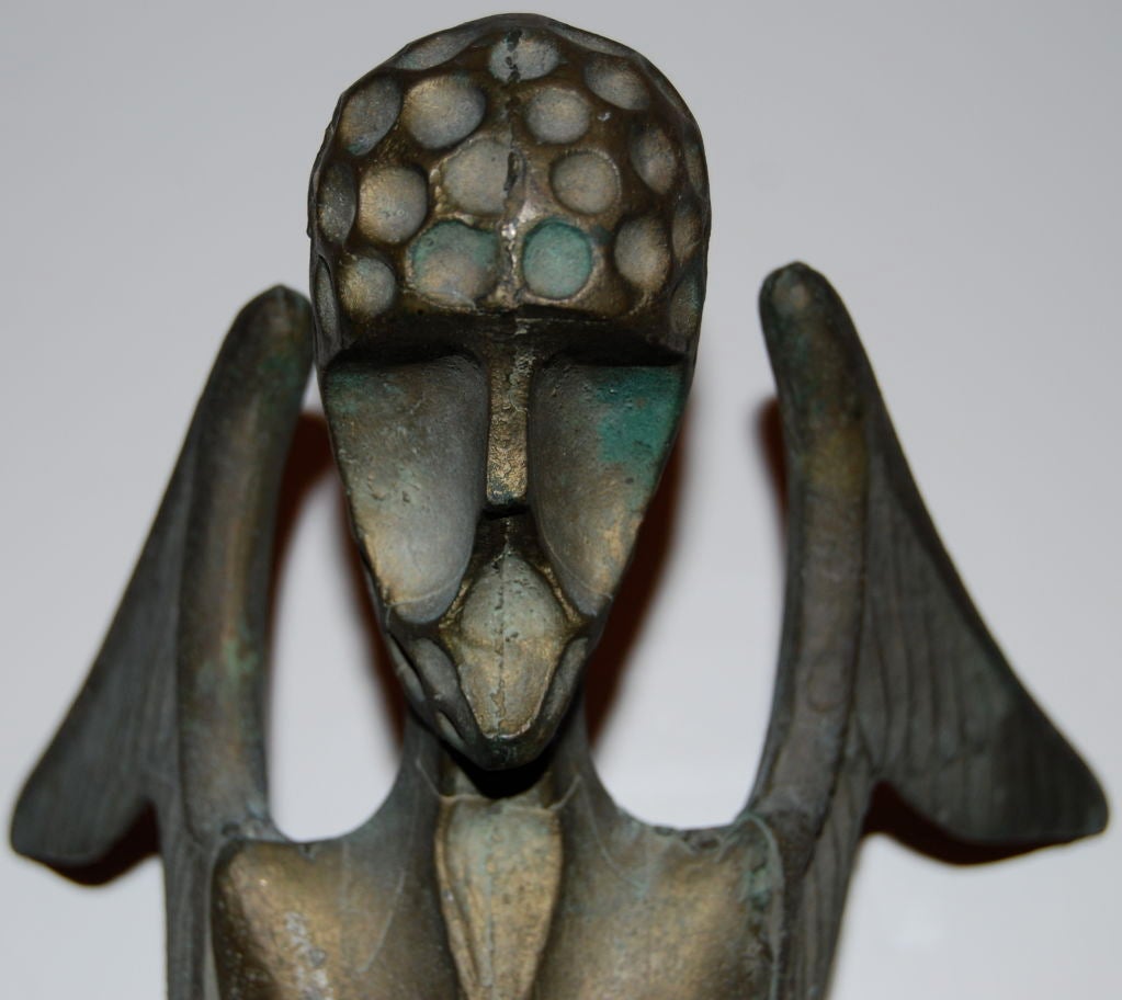 Dan Johnson Unique Bronze "Icarus" Sculpture For Sale at 1stDibs