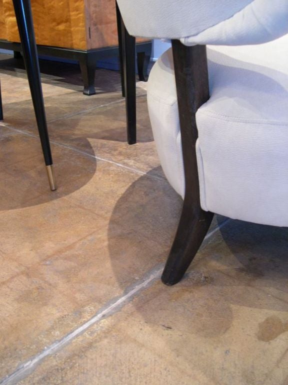 Swedish Mid-Century Crescent Moon Chairs at 1stDibs