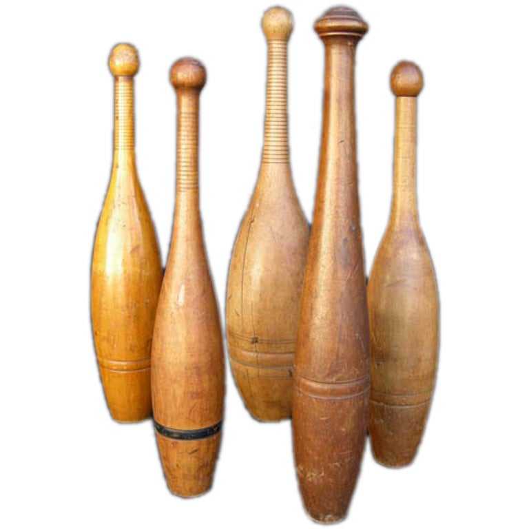 19th Century Indian Weight Clubs at 1stDibs