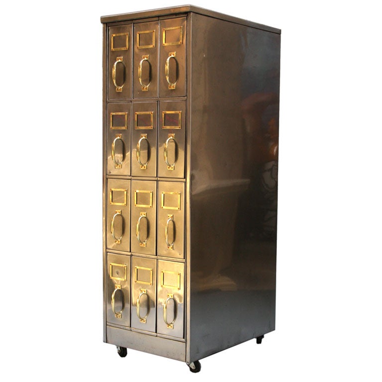 1920's Allsteel File Cabinet at 1stDibs