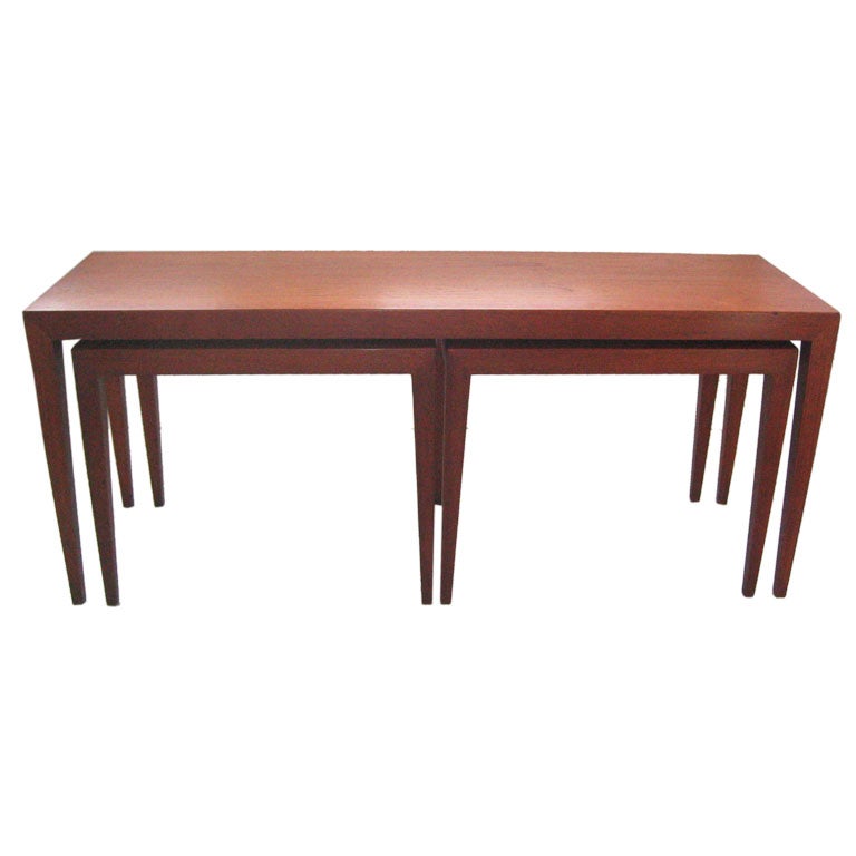 Bench/Nesting Tables - George Tanier at 1stDibs