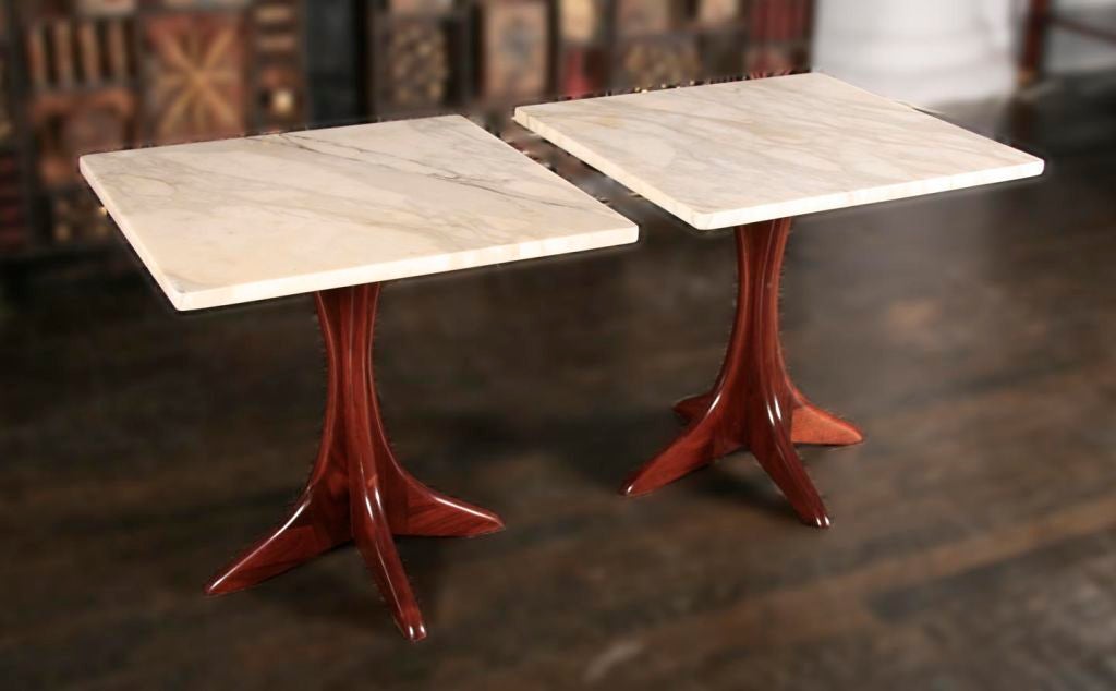 Pair of Side Tables by Phillip Lloyd Powell For Sale at 1stDibs