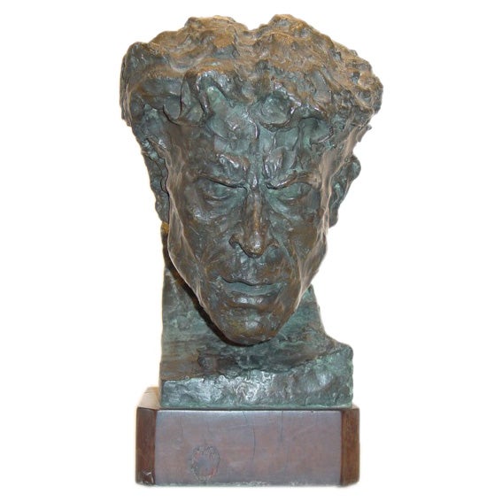 A Bronze Bust of a Man, by Pietro Ferrari at 1stDibs
