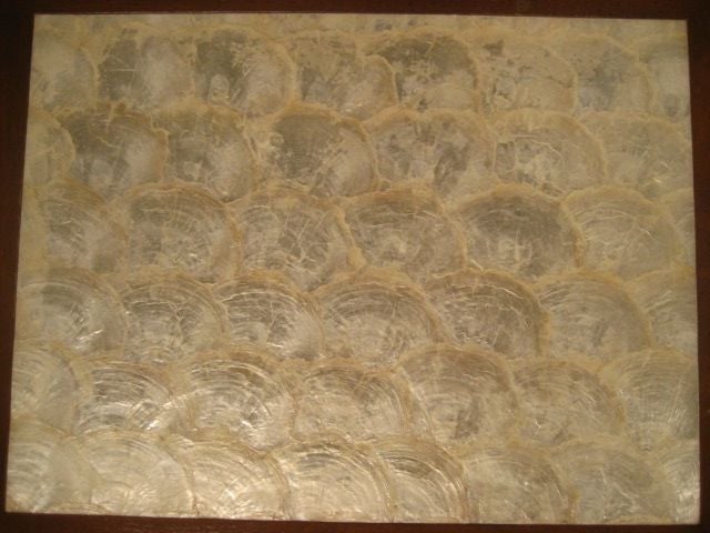 A Long Coffee Table With Kappa Shell Decoration For Sale at 1stDibs ...