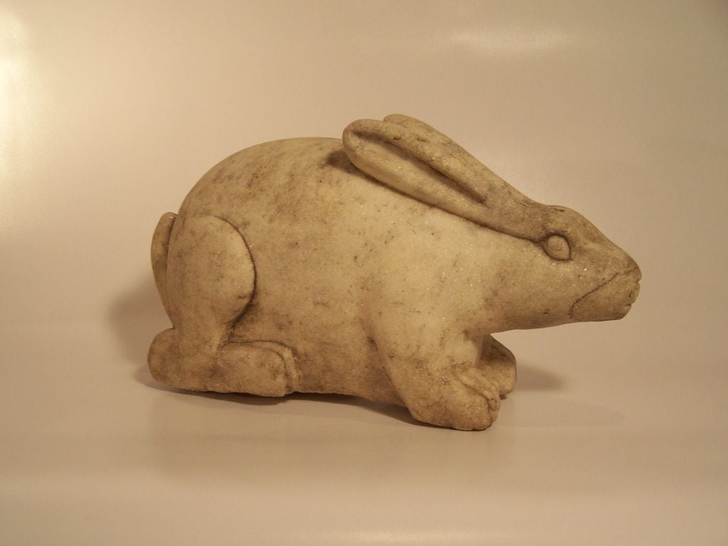 Marble Chinese rabbit at 1stDibs