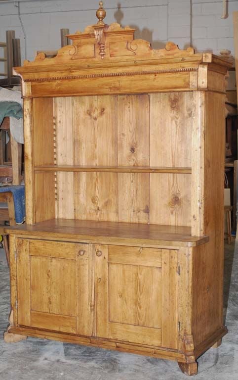 Antique Step-Back Hutch Cupboard at 1stDibs | step back hutch cupboard ...