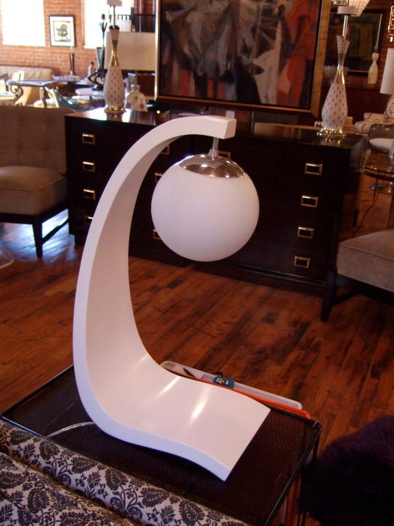 Mid Mod Table Lamp at 1stDibs