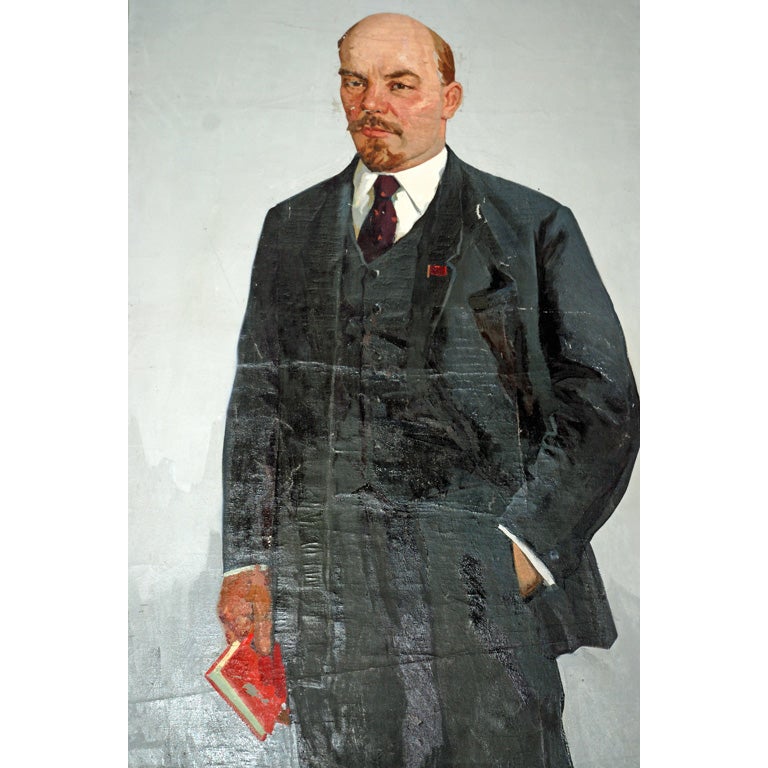 Mid 20th Century Portrait of Lenin For Sale at 1stDibs