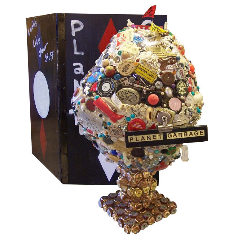 Richard Kopp "Planet Garbage" Sculpture / Art at 1stDibs