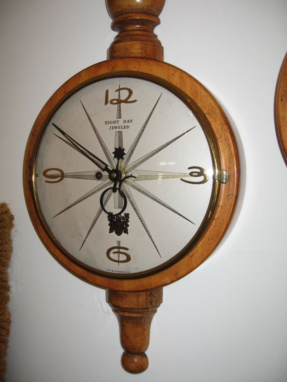 P.F. Bollenbach Clock and Barometer at 1stDibs | pf bollenbach clock, p ...