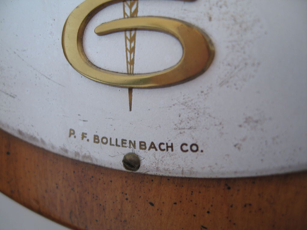 P.F. Bollenbach Clock and Barometer at 1stDibs | pf bollenbach clock, p ...