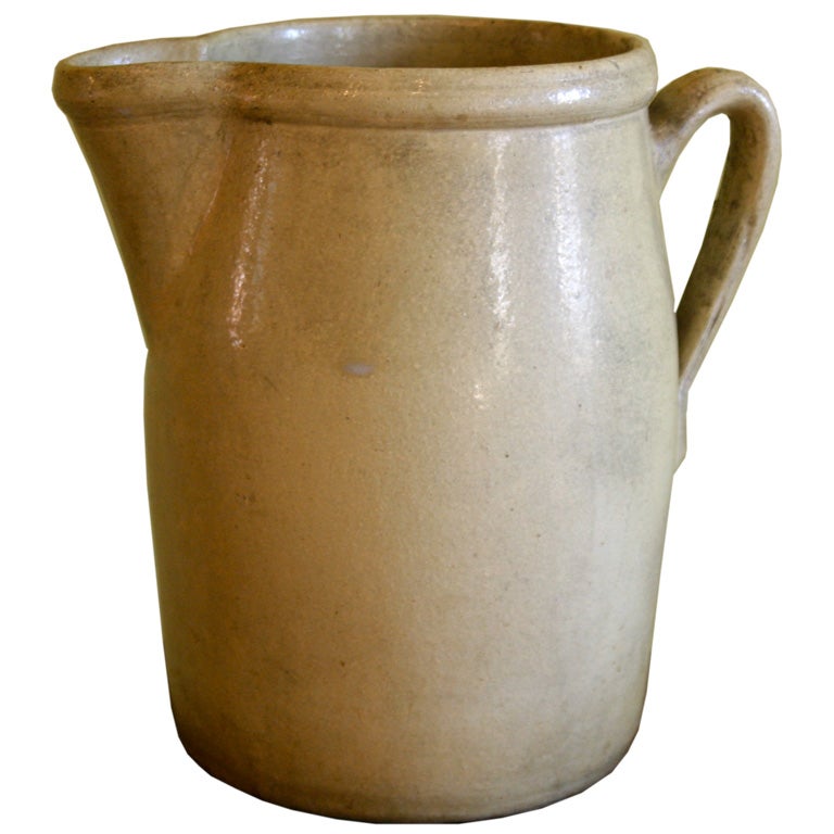 Stoneware Pitcher at 1stDibs