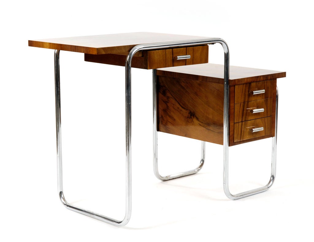 czech functionalist split-level desk For Sale at 1stDibs