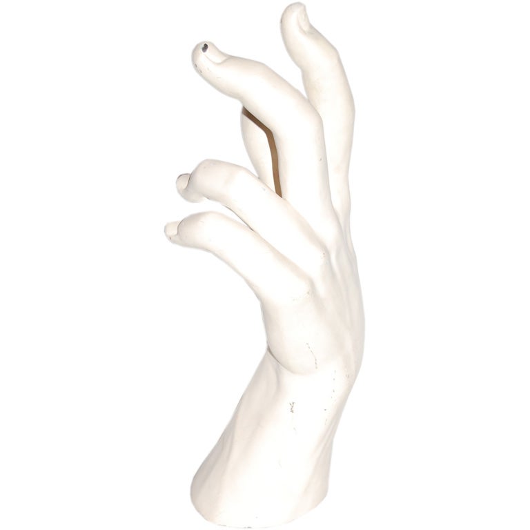 Massive Resin Michelangelo Hand of God -Model at 1stDibs