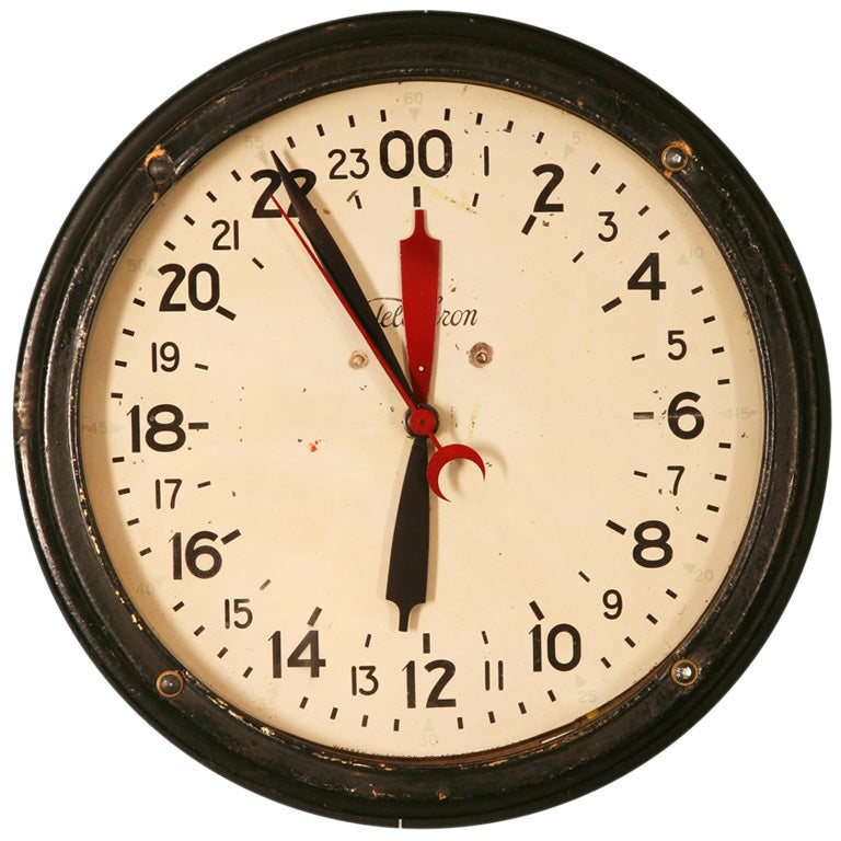 American Military Clock at 1stDibs | vintage military wall clock