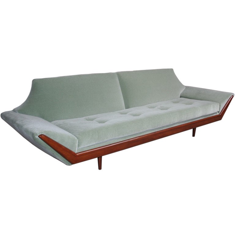 60's Open-Arm Italian Sofa at 1stDibs
