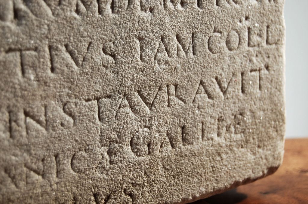 An Italian Marble Tablet For Sale at 1stDibs