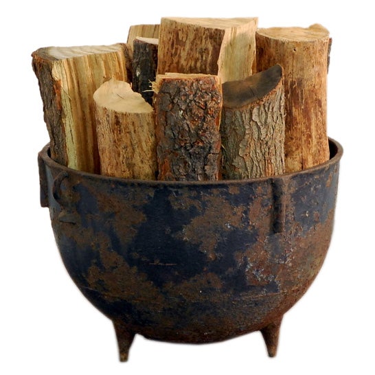 Large industrial firewood cauldron at 1stDibs
