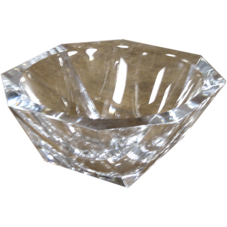 SMALL CUT CRYSTAL BOWL. at 1stDibs