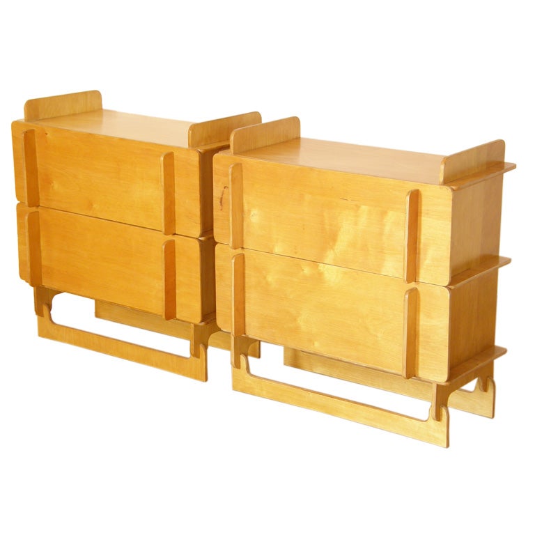 Plywood case pieces at 1stDibs