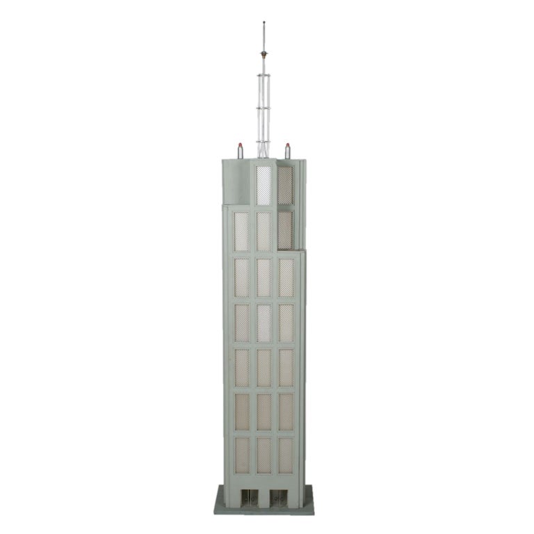 Vintage Folk Art Sears tower model at 1stDibs
