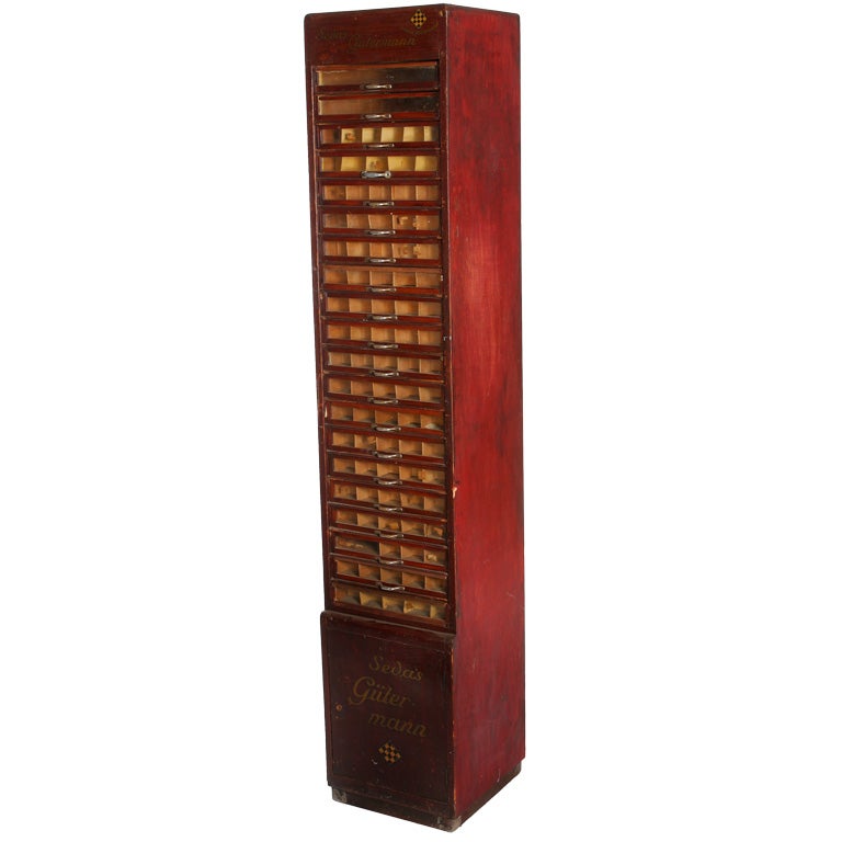 MULTI DRAWER SAMPLE CABINET at 1stDibs