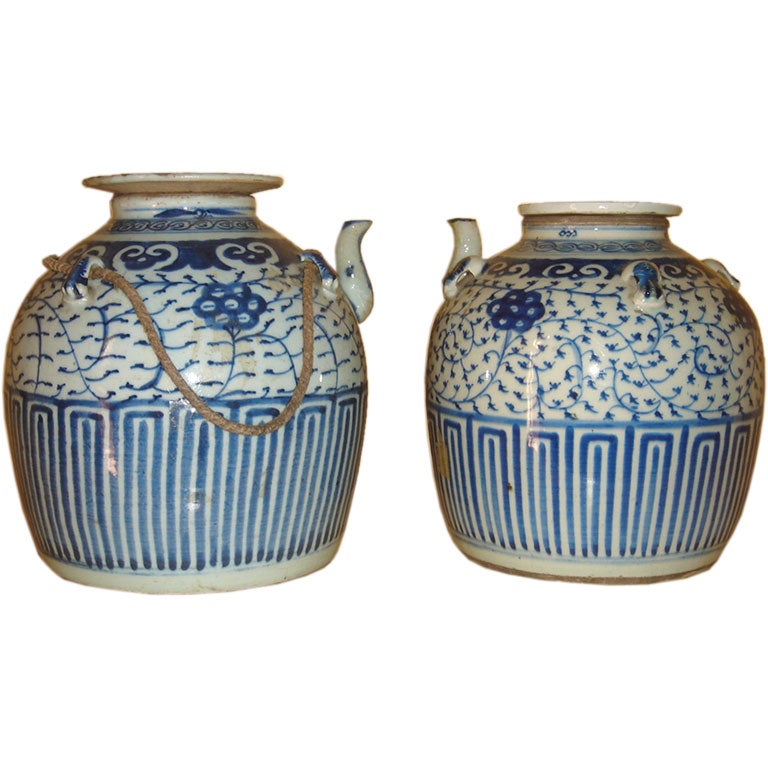 Chinese Chai Ching Blue and White tea pots at 1stDibs | chai pots