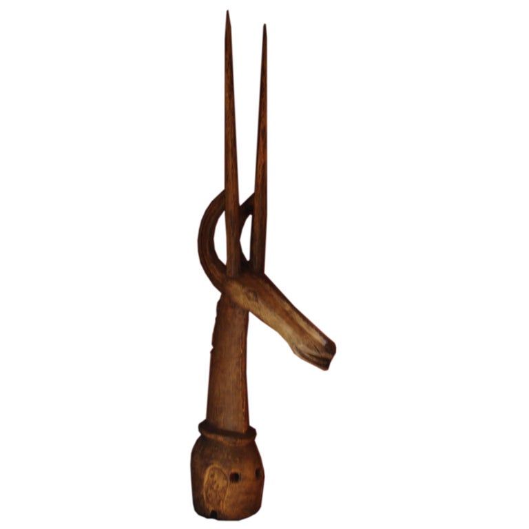 African Antelope Mask at 1stDibs