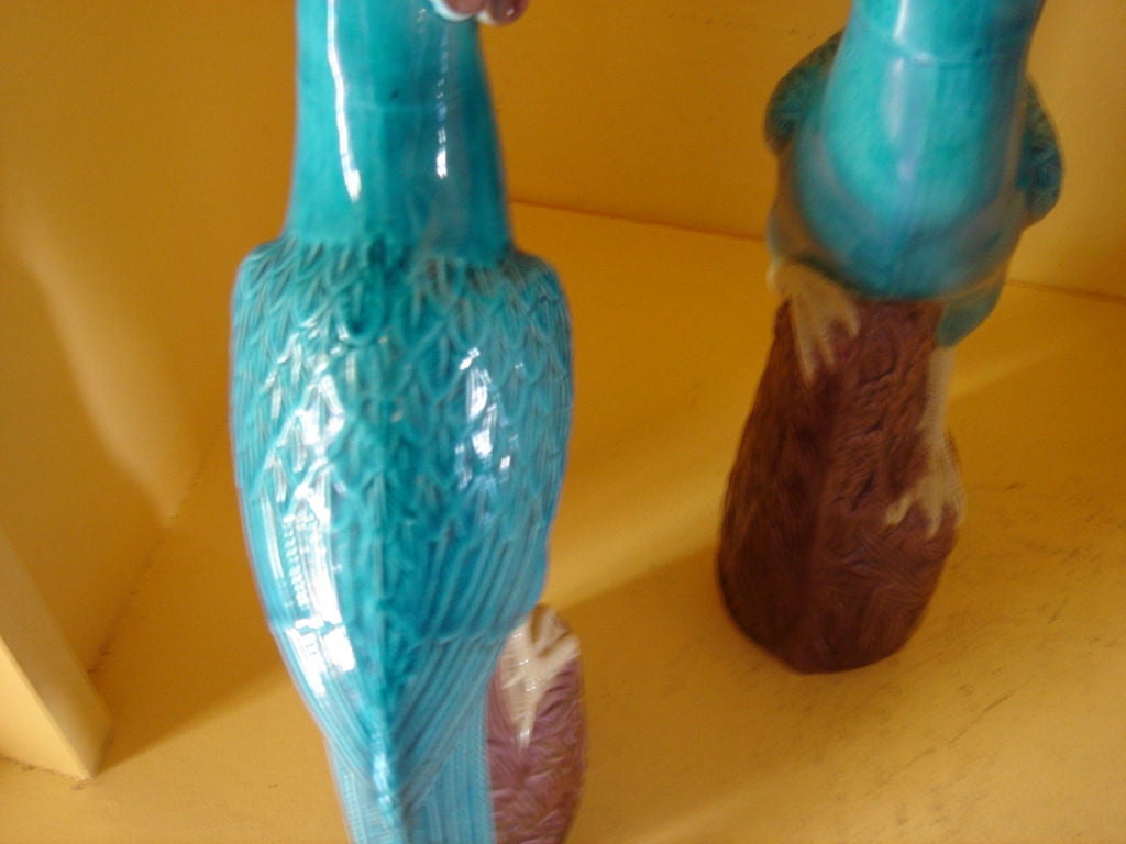 Pair Phoenix Bird Statues at 1stDibs