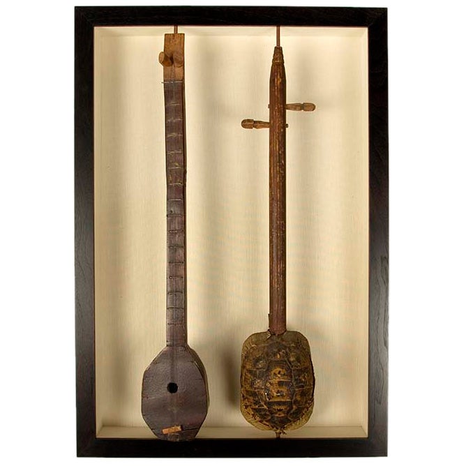 Framed Tortoise Shell Instruments at 1stDibs