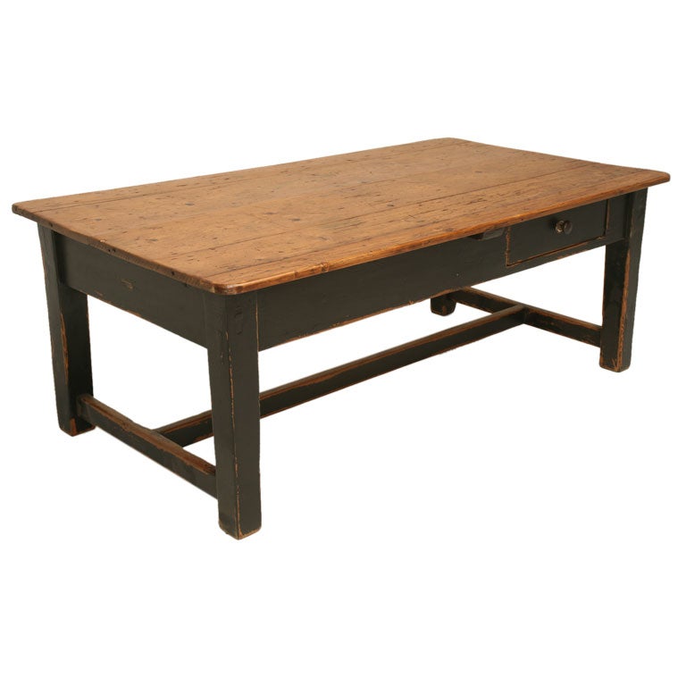 c.1860 Irish Pine Coffee Table at 1stDibs