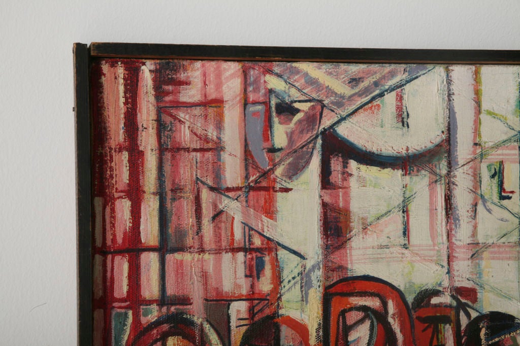 Mid Century Modern Painting by Benjamin Britt - listed artist at 1stDibs