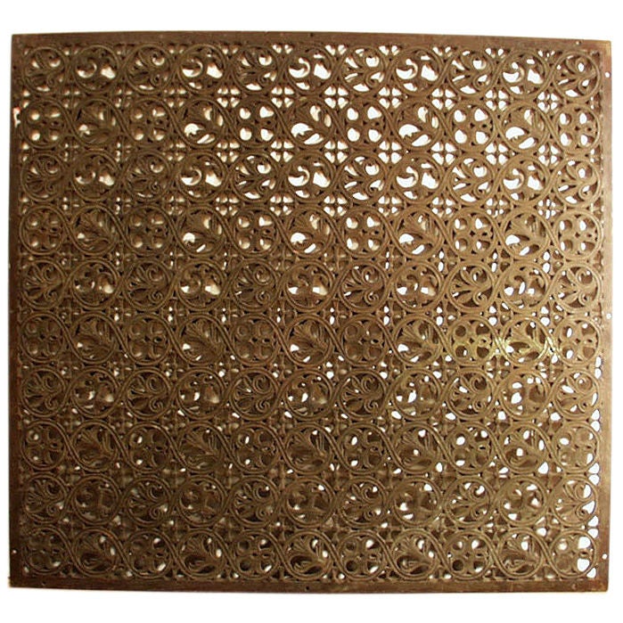 A bronze grille at 1stDibs