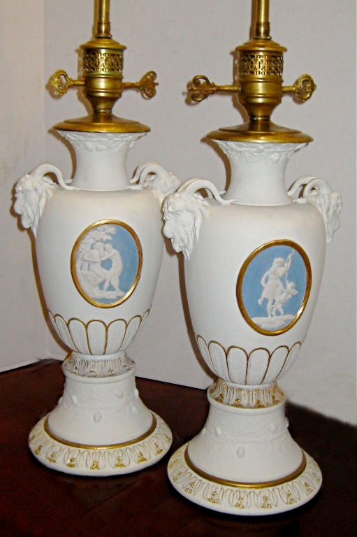 Wedgwood Porcelain Table Lamps at 1stDibs | wedgewood table lamps ...