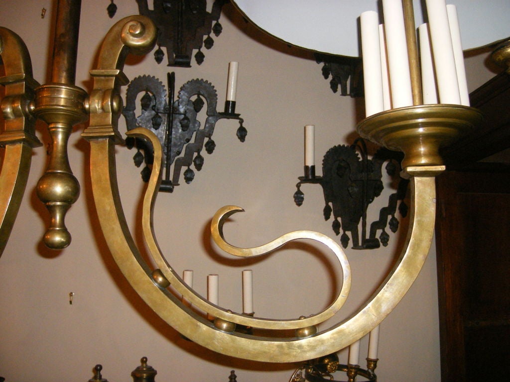 Billiard Light Fixture / Pool Table Chandelier at 1stDibs | pool table ...